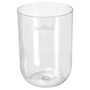 clispeed trash bin garbage bin clear small trash can wastebasket garbage can container bin ice bucket laundry basket for kitchen bathroom office bedroom living room ৪l trash bin garbage bin