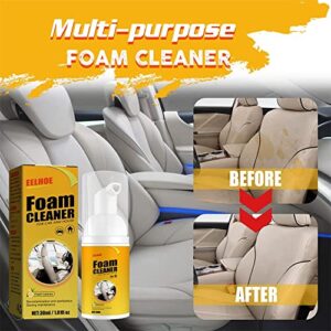 Multipurpose Foam Cleaner,All Purpose Kitchen Cleaner, Car Kitchen Cleaner,Car Magic Foam Cleaner,Car Restoring Spray (4Pcs,30ML)