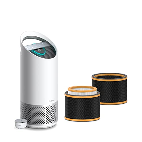 TruSens Smart Wi-Fi Air Purifier with Smoke & Odor Filter Bundle | Medium | UV-C Light + HEPA Filtration | Filters Odors, Smoke Pollutants And VOCs | Compatible with Alexa