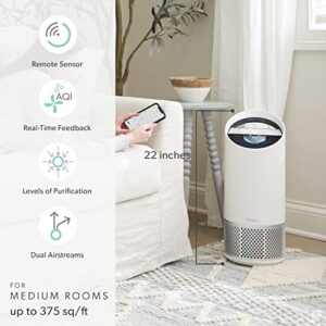 TruSens Smart Wi-Fi Air Purifier with Smoke & Odor Filter Bundle | Medium | UV-C Light + HEPA Filtration | Filters Odors, Smoke Pollutants And VOCs | Compatible with Alexa