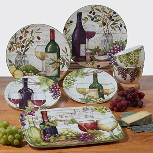 Certified International Meadow Brook Rectangular Platter 14" x 10"