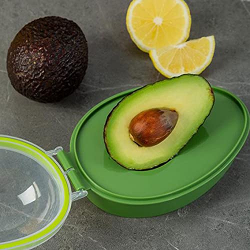 KUYYFDS Container Sets, Avocado Saver Holder Fruit Crisper Storage Box Avocado Fresh Container Kitchen Accessories