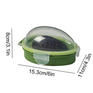 KUYYFDS Container Sets, Avocado Saver Holder Fruit Crisper Storage Box Avocado Fresh Container Kitchen Accessories