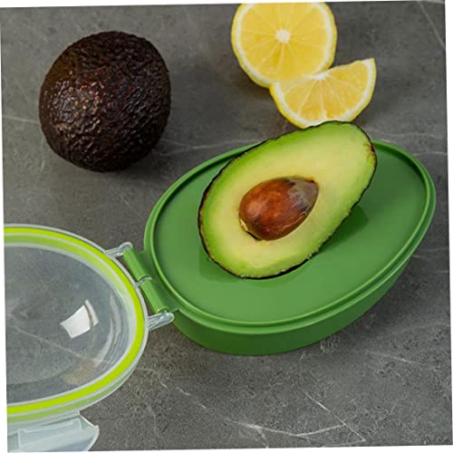 KUYYFDS Container Sets, Avocado Saver Holder Fruit Crisper Storage Box Avocado Fresh Container Kitchen Accessories