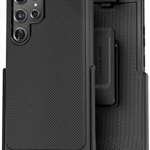 Encased Thin Armor for Samsung Galaxy S23 Ultra Belt Clip Case - Protective Phone Cover with Holster (S23-ULTRA 6.8 inch 2023)