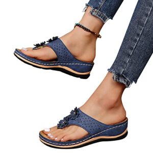 JMMSlmax Platform Wedge Sandals for Women Dressy Summer Wide Women Comfy Sandal Low Heel Sandals for Women Dressy Comfortable