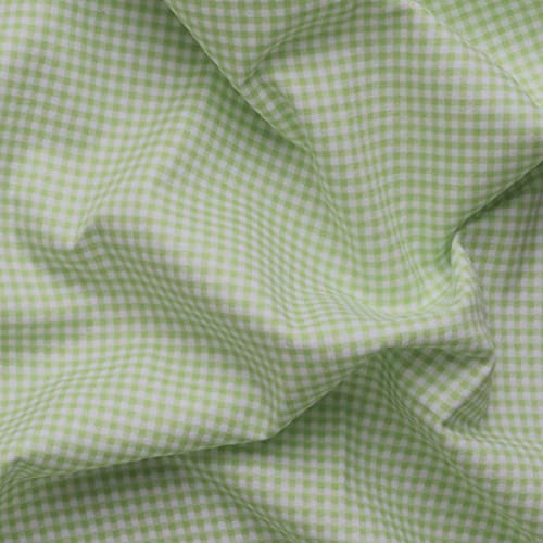 Mook Fabrics Flannel PRT Gingham, Green