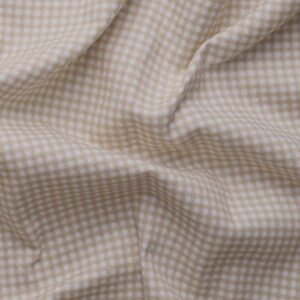 Mook Fabrics Flannel PRT Gingham, Brown