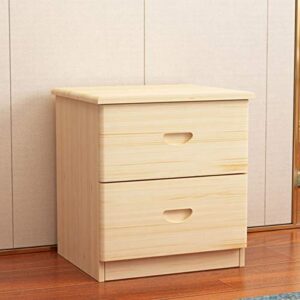 SJYDQ Simple Bedside Table All Solid Wood Simple Bedroom Storage Cabinet, Bedside Storage Bedside Table