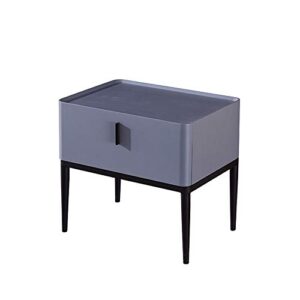 sjydq nordic bedside table leather art bedroom bedside cabinet minimalist mini bedside cabinet italian minimalist locker