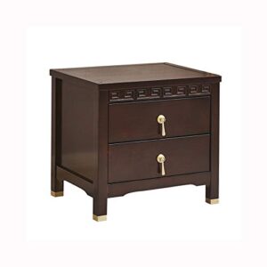 sjydq solid wood bedside table simple bedroom locker, solid wood bedside table