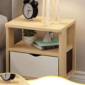 SJYDQ Simple Bedside Table Cabinet Bedroom Locker, Economical Nordic Mini Bedroom Bedside Table Locker