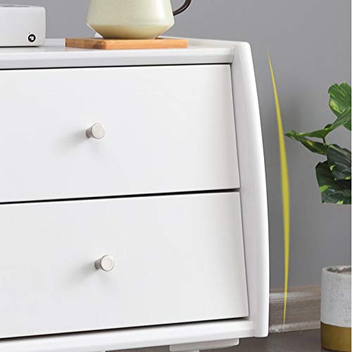 SJYDQ All Solid Wood Bedside Table Simple Nordic Style Bedroom Locker ，Mini Small Multifunctional Bedside Cabinet Simple