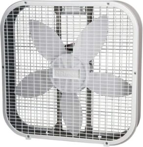 holmes 20-inch classic box fan with 3 speeds (white) b20200 (renewed)