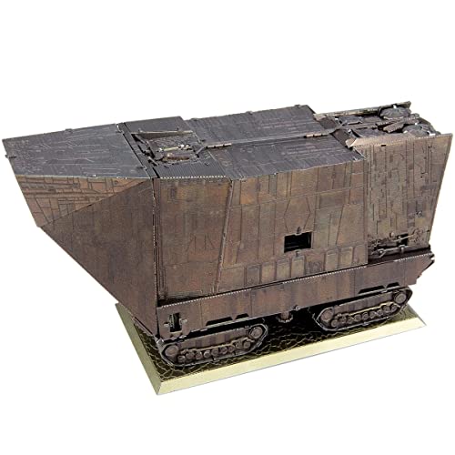 Fascinations Metal Earth Premium Series Star Wars Jawa Sandcrawler 3D Metal Model Kit Bundle with Tweezers