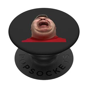 funny nikocado avocado scream crying face meme food joke popsockets swappable popgrip