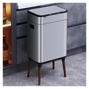 douba smart sensor trash can stainless steel rectangle trash bin high foot rubbish bin kitchen sorting garbage can automatic waste bin