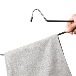 IULJH Metal Opening Seamless Hanger Household Bold Thickening Trousers Rack Z-Shaped Trousers Rack Household Storage Supplies