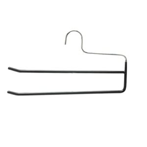 iuljh double row non-slip trouser rack multi-functional storage rack home trousers clip wardrobe scarf rack tie hanger ( color : d , size : 31.5cm )