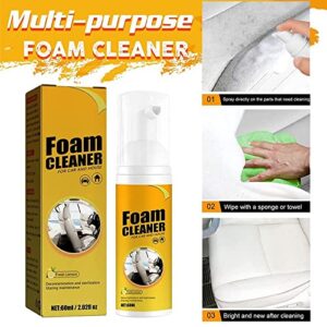 2023 Car Magic Foam Cleaner, Magic Foam Cleaner for Car, Foam Cleaner All Purpose Heavy Duty, Multipurpose Foam Cleaner, Car Kitchen Cleaner, 100ml (1)