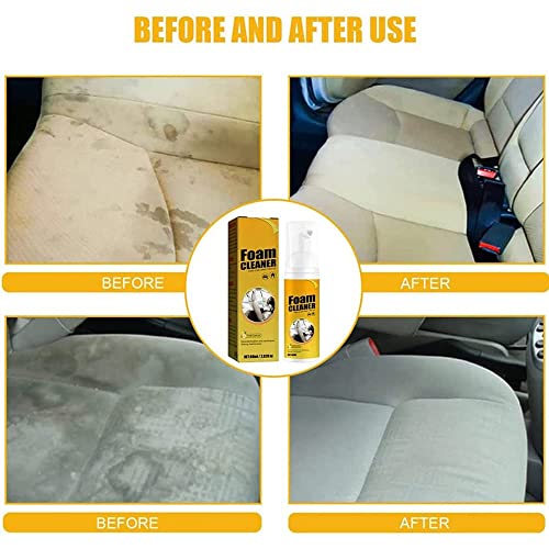 2023 Car Magic Foam Cleaner, Magic Foam Cleaner for Car, Foam Cleaner All Purpose Heavy Duty, Multipurpose Foam Cleaner, Car Kitchen Cleaner, 100ml (1)