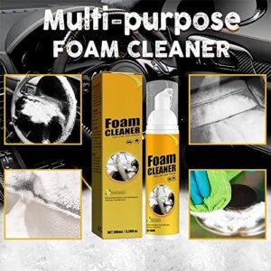 2023 Car Magic Foam Cleaner, Magic Foam Cleaner for Car, Foam Cleaner All Purpose Heavy Duty, Multipurpose Foam Cleaner, Car Kitchen Cleaner, 100ml (1)