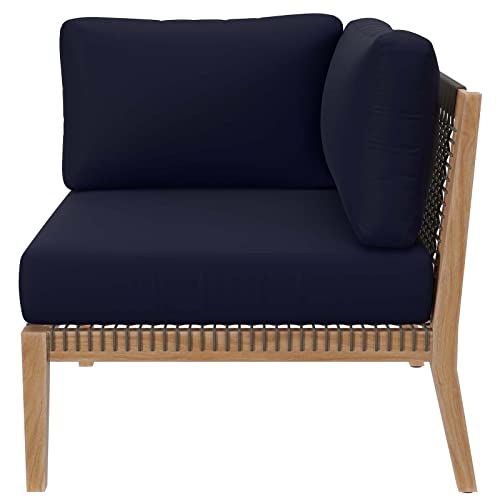 Modway Clearwater Sofas, Gray Navy