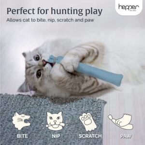 Hepper Stick Catnip Cat Kicker Toy - Durable 100% Organic American Catnip Bag - Minimalist Cat Toys/Kitten Toys for Indoor Cats, Cat Supplies for Indoor Cats, Cat Products for Cats with Cat Nip