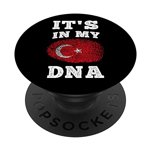 Its In My DNA Turkey Flag Turkish PopSockets Swappable PopGrip