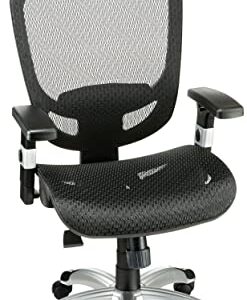 Union & Scale Flexfit Hyken Mesh Task Chair, Black, 2/Pack (Un59460v-Ccvs)