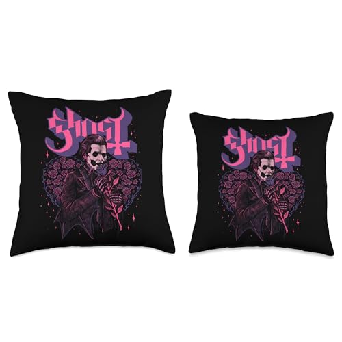 Ghost Official Ghost – Bouquet IV Throw Pillow, 18x18, Multicolor