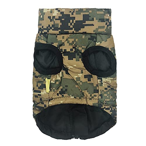 Winter Clothes for Dogs Small Female Camouflage Fashion Coat Dog Jacket Pet Vest for Small Dog Cloth Pet Clothes