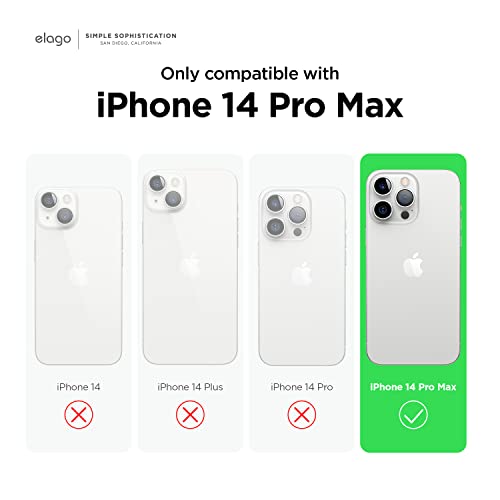 [Bundle] elago Silicone Case Compatible with iPhone 14 Pro Max & Silicone Case Compatible with AirPods Pro 2nd Generation