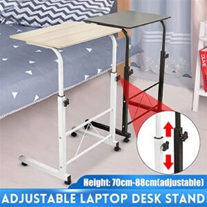 CZDYUF Height Adjustable Computer Game Desk for Bedroom Laptop Desks Movable Lifting Study Table Wooden Tables Home Furniture (Color : E, Size : 24''X16)