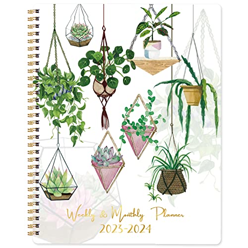 Planner 2023-2024 - July 2023-June 2024, Academic Planner 2023-2024, Weekly and Monthly Planner, 8'' x 10'', 2023-2024 Planner with Twin-Wire Binding, Flexible Cover, Perfect Daily Organizer