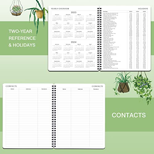 Planner 2023-2024 - July 2023-June 2024, Academic Planner 2023-2024, Weekly and Monthly Planner, 8'' x 10'', 2023-2024 Planner with Twin-Wire Binding, Flexible Cover, Perfect Daily Organizer