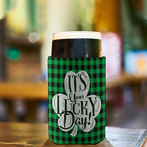 St. Patrick's Day Beer Can Koozies Coolers Sleeves For Wedding Favor Anniversary Birthday Gift Bachelor Party Favors（1Pcs）