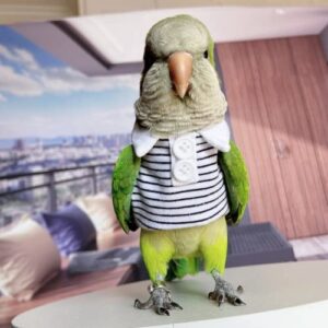 Bird Costume Bird Diaper Flight Suit Bird Summer Clothes Cosplay Photo Prop for Parrots Lovebird Parakeet Cockatiel Small Animals Apparel (Without Diaper,Budgie)