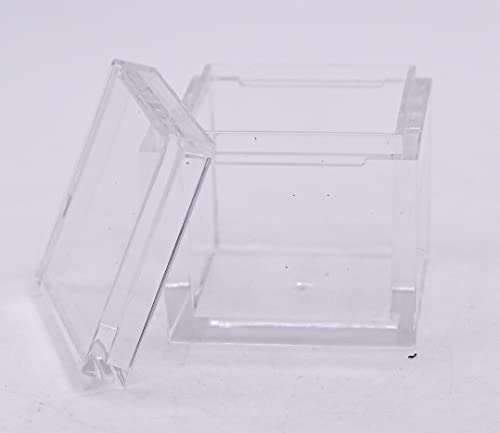 HQRP-Crystal 1" 25.4mm Iron Ferrum Metal Cube Fe up to 99.9% Pure Periodic Table Element Engraved Density Collection Science Education Display Block Cube + Acrylic Case Box - 1PC