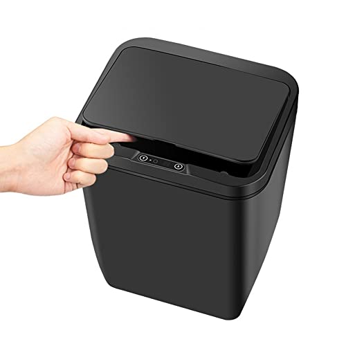 LIRUXUN Automatic Touchless Trash Can Intelligent Induction Motion Sensor Trash Can Recycle Bin Kitchen Garbage Car Trash