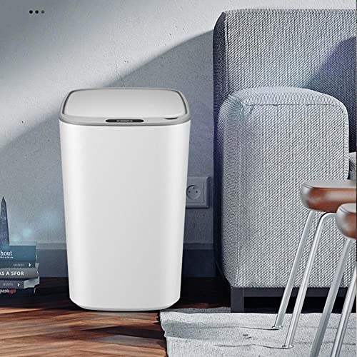 LIRUXUN Smart Induction Trash Can Automatic Sensor Dustbin Rubbish Can Home&Kitchen Touch Sensor Garbage Bucket