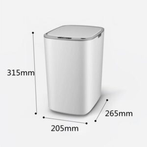 LIRUXUN Smart Induction Trash Can Automatic Sensor Dustbin Rubbish Can Home&Kitchen Touch Sensor Garbage Bucket