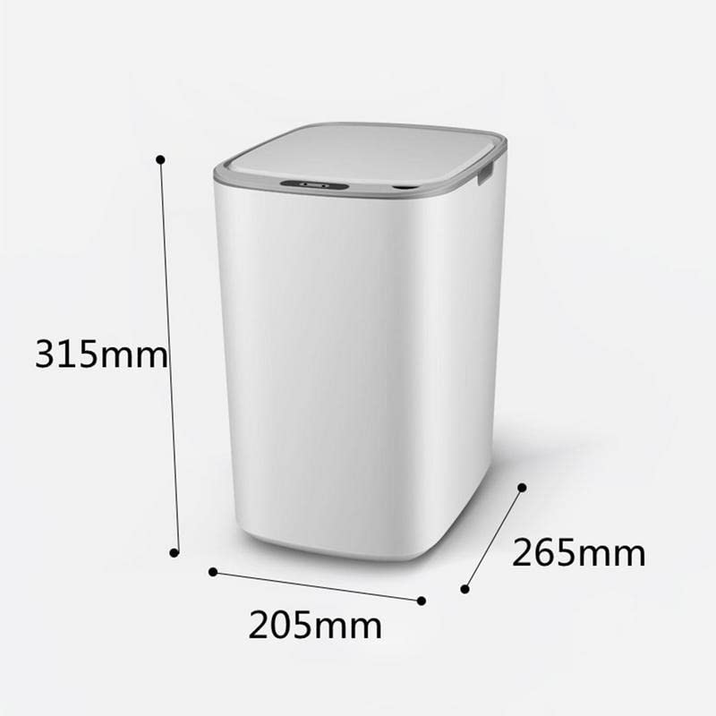 LIRUXUN Smart Induction Trash Can Automatic Sensor Dustbin Rubbish Can Home&Kitchen Touch Sensor Garbage Bucket