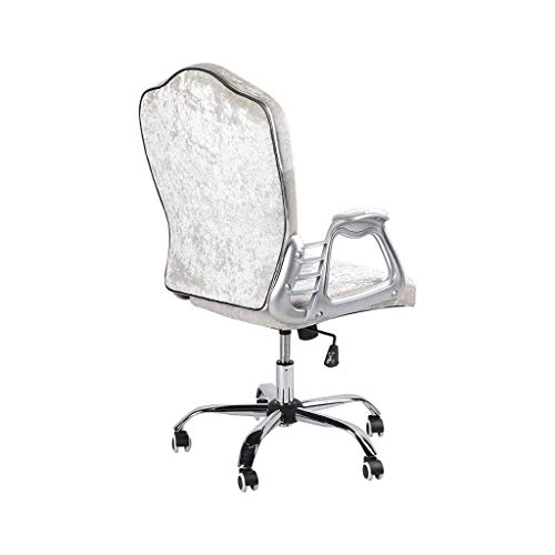 KXDFDC Computer Chair with Adjustable Rotating Velvet Chair Computer Chair Study Office Swivel Chair Home Lift Swivel Chair Desk Chair