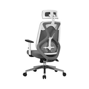 kxdfdc comfortable office chair back ergonomic chair swivel office chair with head support adjustable arms (color : onecolor)