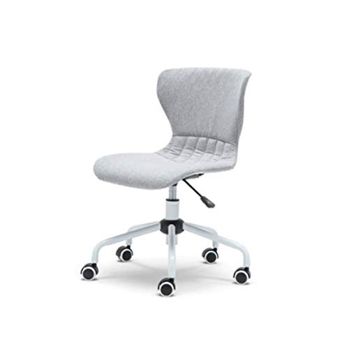 KXDFDC Office Chair Ergonomic Fabric Computer Chair Home Office Chair Study Leisure Chair Minimalist Swivel Chair (Color : Gray)