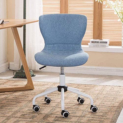 KXDFDC Office Chair Ergonomic Fabric Computer Chair Home Office Chair Study Leisure Chair Minimalist Swivel Chair (Color : Gray)