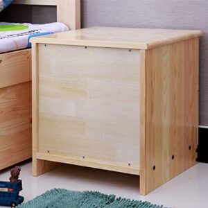 SJYDQ Wooden Nightstand Storage Cabinet with Drawer Organizer Detachable Assembly Bedside Table Bedroom Fashion Furniture