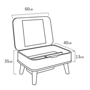 QJPAXL Window Dressing Table Bedroom Multi-Function Dressing Table Small Mini Assembly Economy Tatami Dressing Table