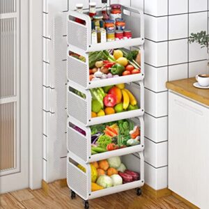 cxdtbh kitchen spice storage rack 3/4 tier floor cutlery rack for bathroom storage rack multifunctional trolley (color : d, size : 120.5cm*40cm)